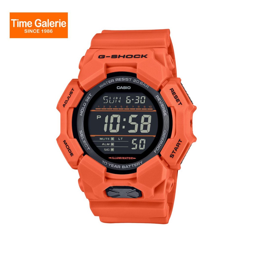 G-Shock GD-010-4 Digital Orange Resin Band Men Watch | Shopee Malaysia
