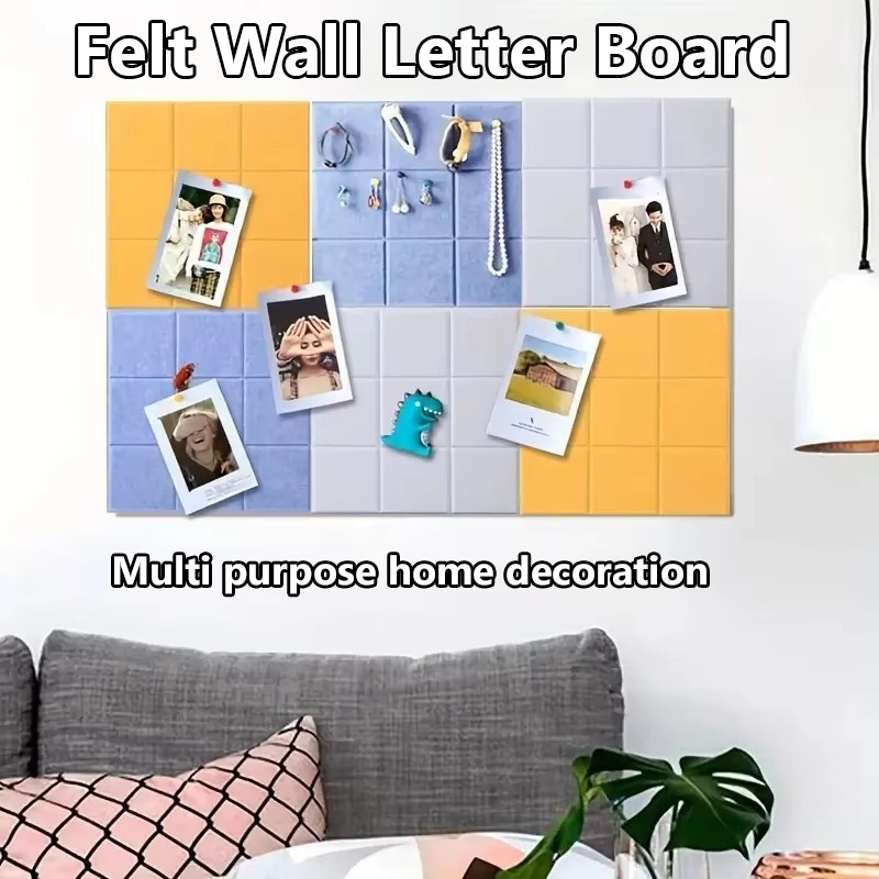 Felt Message Board Home Photo Display Board Wall Decorative Board ...