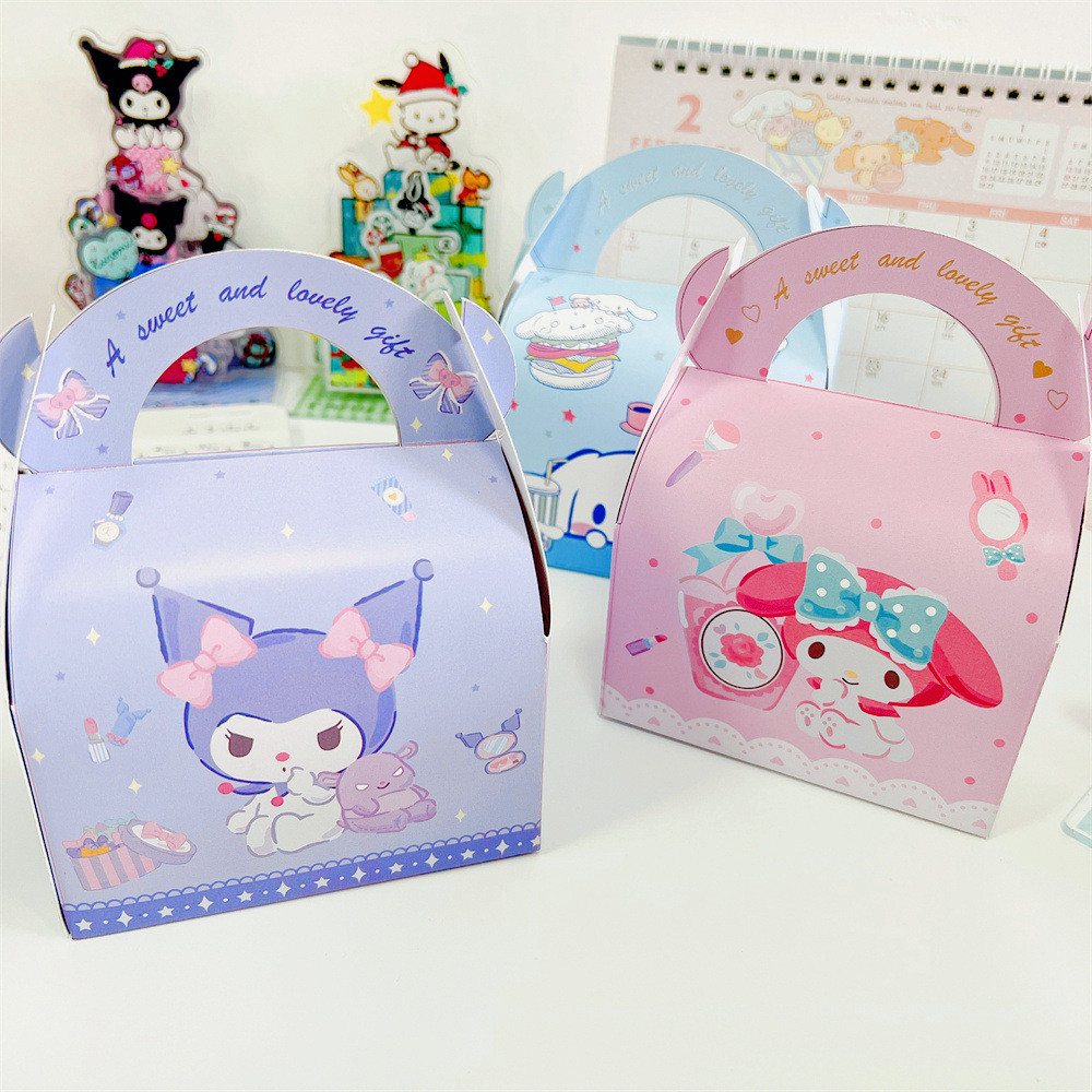 Cartoon Sanrio Series Gift Boxes Kuromi Melody Candy Cake Paper Box ...