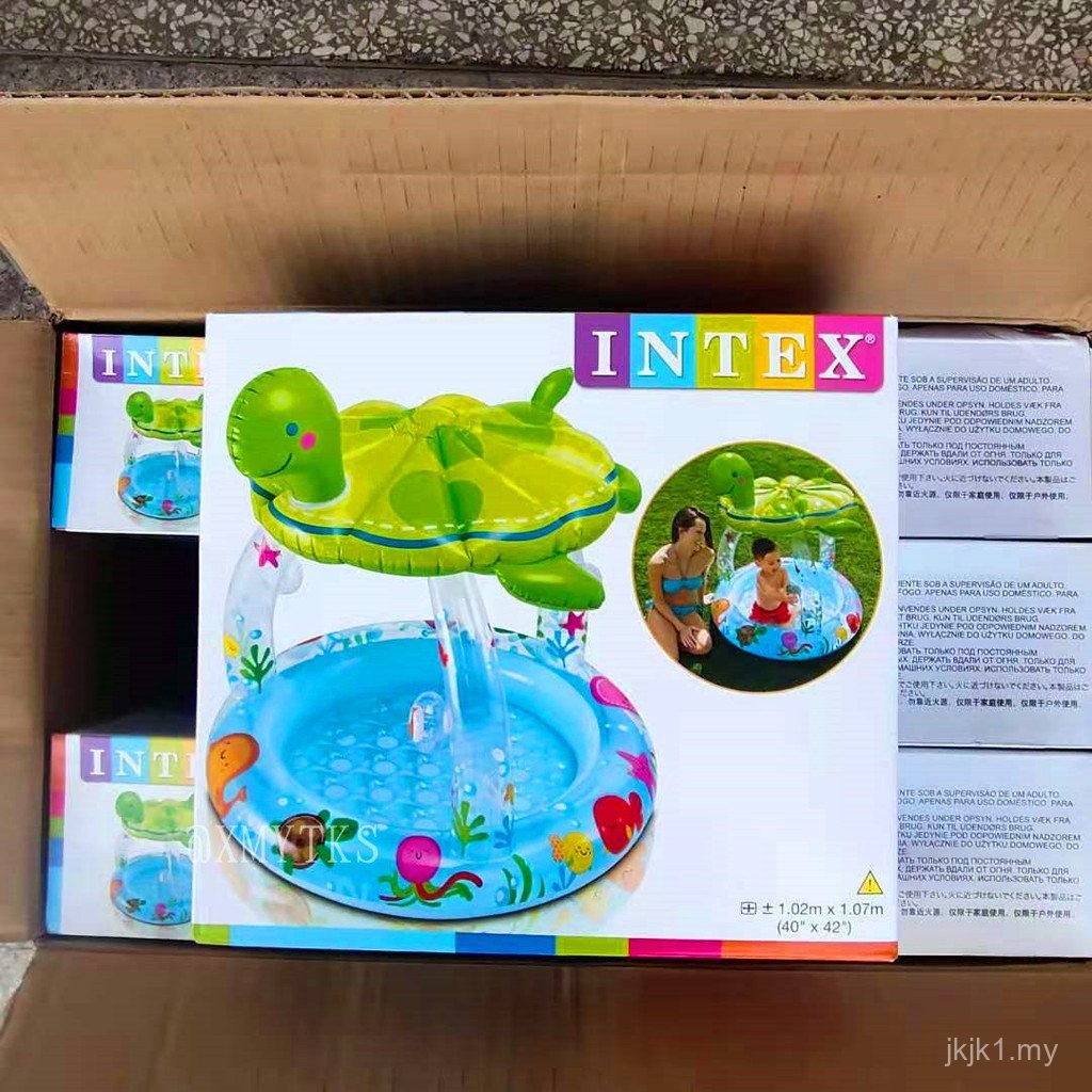 Intex 57119 bayi kolam renang kolam permainan kanak-kanak kura-kura ...
