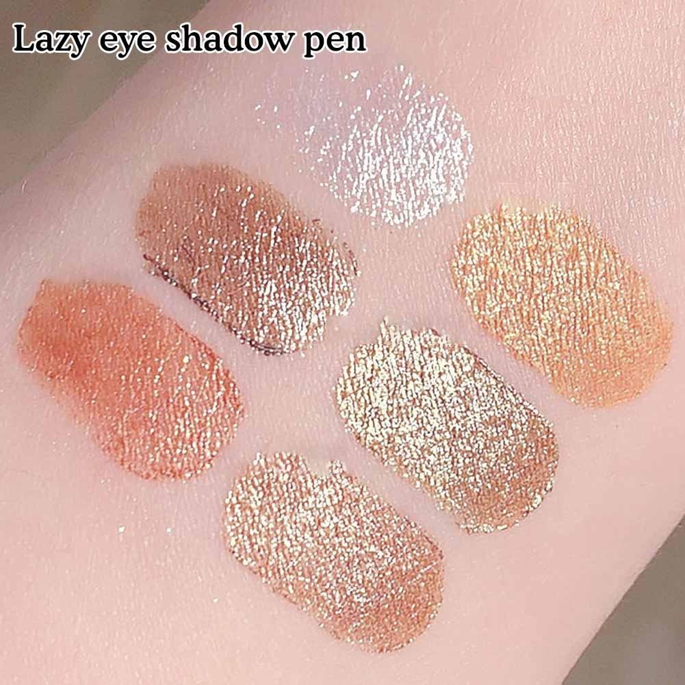 Lazy Eyeshadow Pencil One Swipe Earth Color Silhouette Dual-ended Non ...