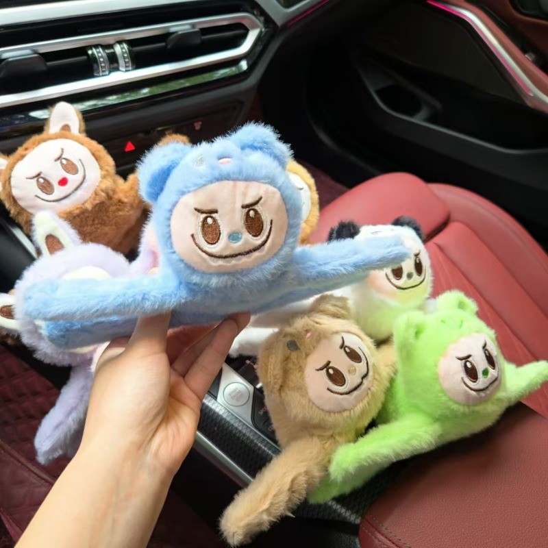 Popmart Labubu Plush Bracelet Labubu Cartoon Dolls Stuffed Slap Clap ...