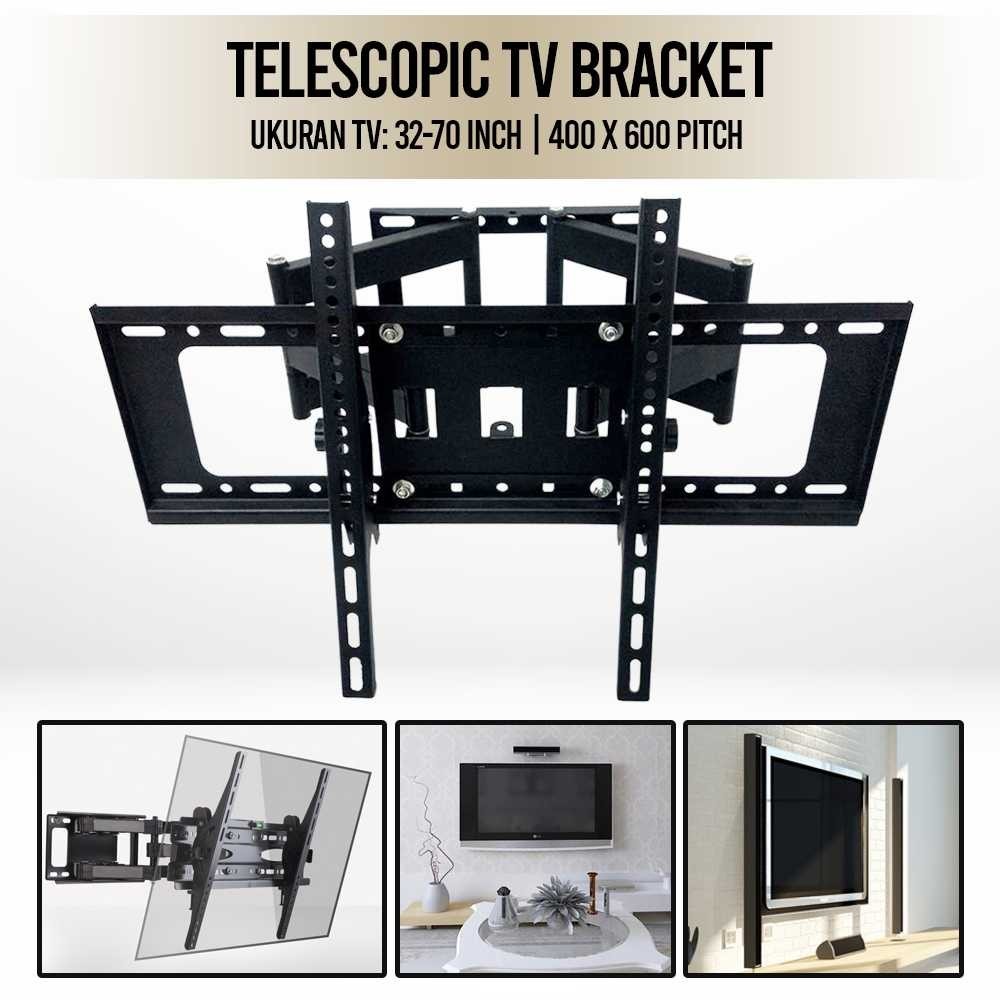 Taffware Telescopic TV Bracket VESA 400 x 600 for 32-70 Inch TV - CP502 ...
