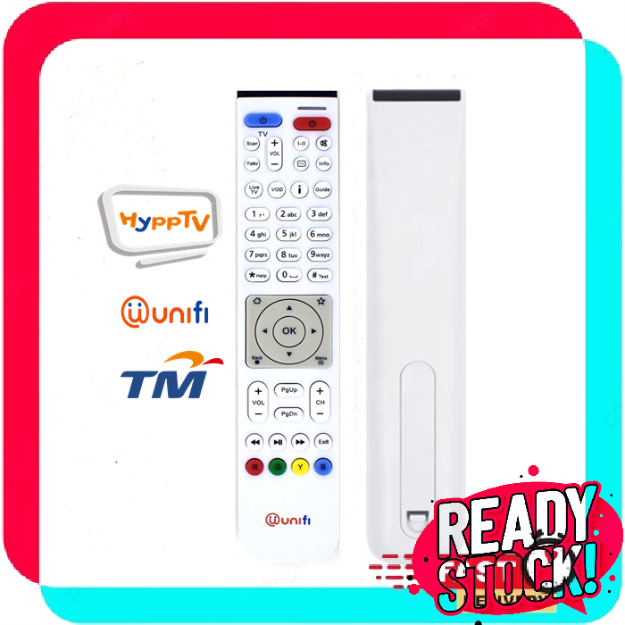 Remote Control For HyppTV Box - Unifi TV EC6106V5 EC6108V8 EC2108E/Alat ...