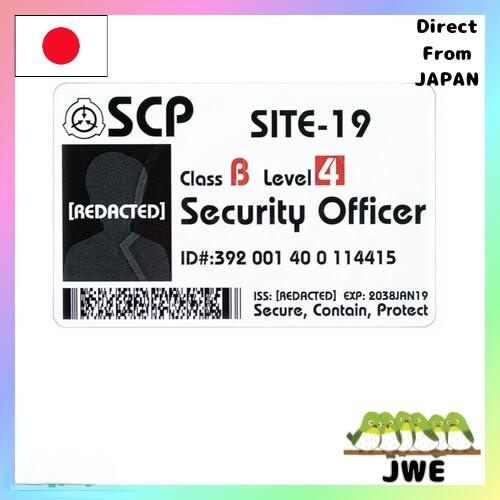 SCP Foundation Staff Certificate IC Card Sticker Set | Shopee Malaysia