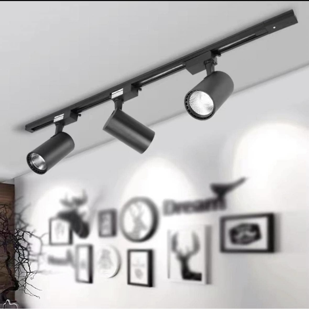 LED Track Light Lampu Track Lighting Rail Lampu trek Lampu Spotlight ...