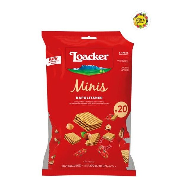 Loacker Classic Mini Crispy Wafers Napolitaner | Shopee Malaysia