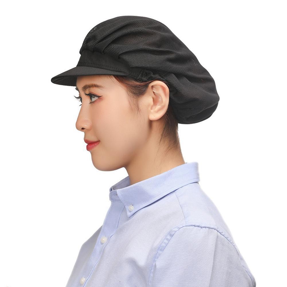 Chef Waiter Mesh/cotton Hat Cap Restaurant Kitchen Workshop Cooling ...