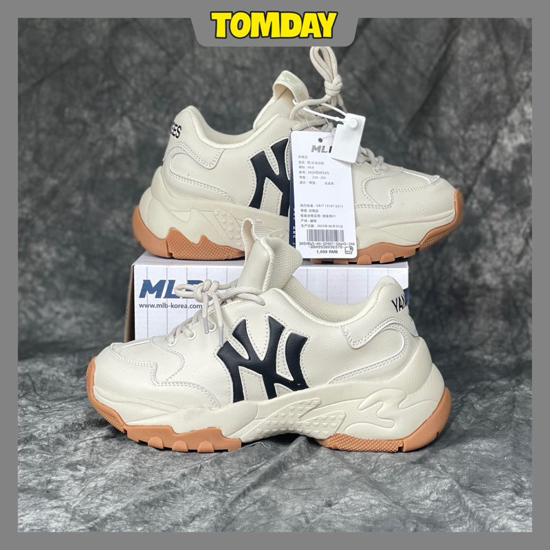 [Bomday] Mlb kasut bola besar dengan corak surat NY dan Brown Sole ...