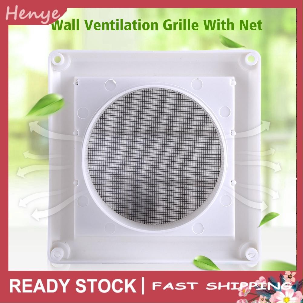Henye Wall Vent 1Pcs Plastic Air Grille Cover 3 Flaps Duct Ventilation ...