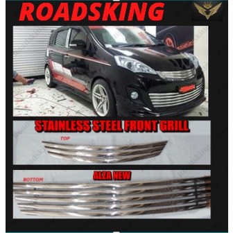 PERODUA ALZA 2014~2017 FRONT BUMPER GRILL ALUMINUM MATERIAL | Shopee ...