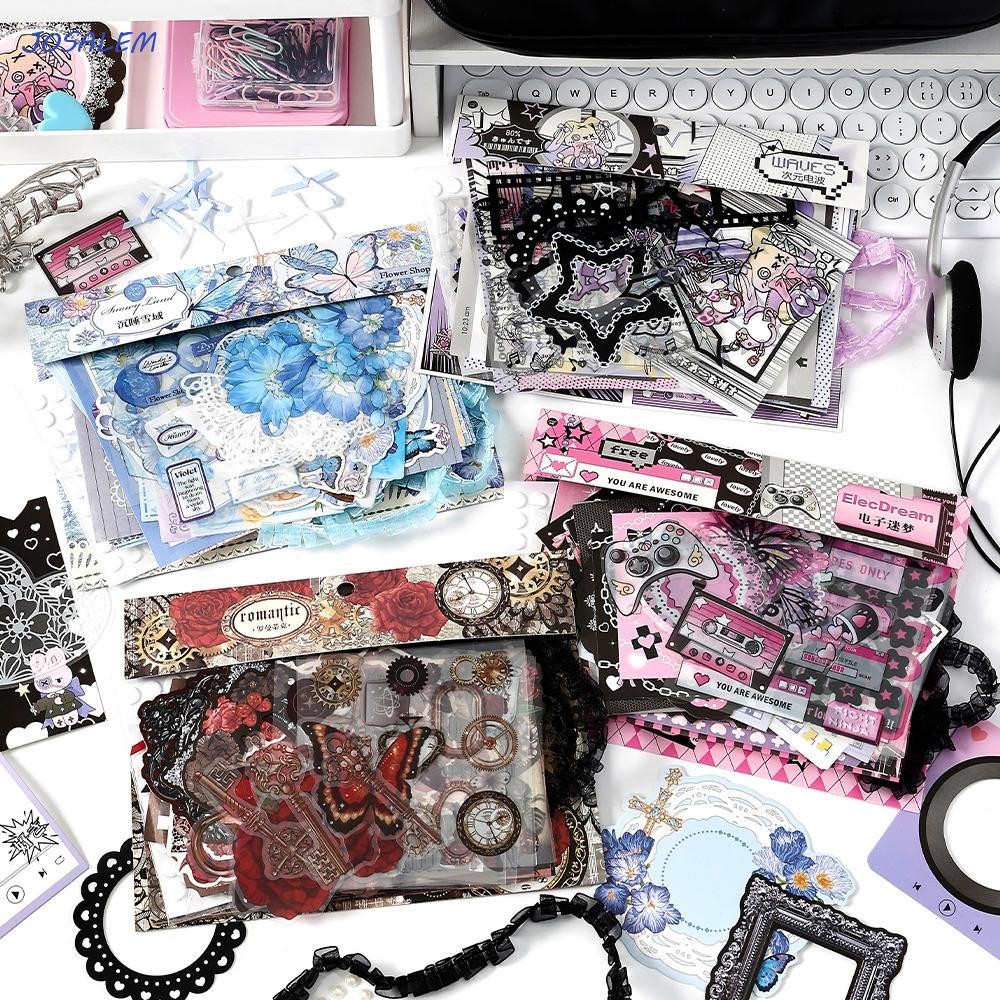 JOSALEM Itabag Decor DIY Material, Paper Stickers Retro DIY Itabag ...