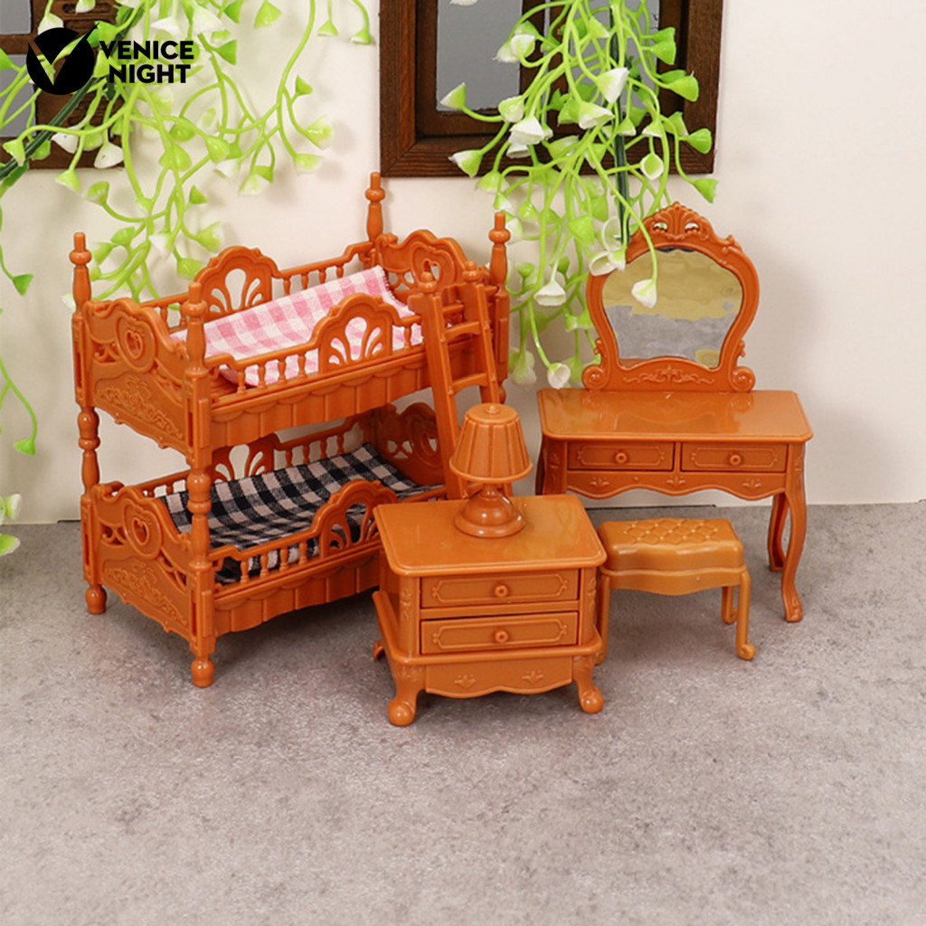 Miniature Furniture Set 1/6 Scale Doll Mansion Accessories Miniature ...