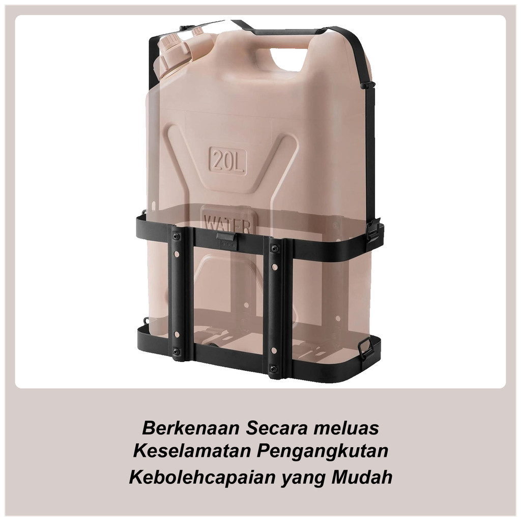 Car Water Tank Rack 5 Gallon Water Jug Bracket Lockable Water Bucket ...