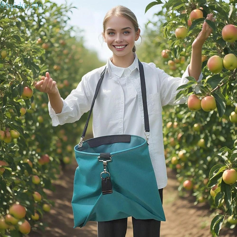 QIDUOJIE Fruits Gathering Pouch, Adjustable Strap Tear Resistance Large ...