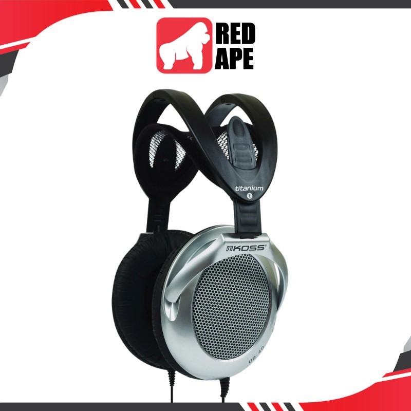 Koss UR40, Over-Ear Headphones: Hybrid Open/Closed-Back Design with ...
