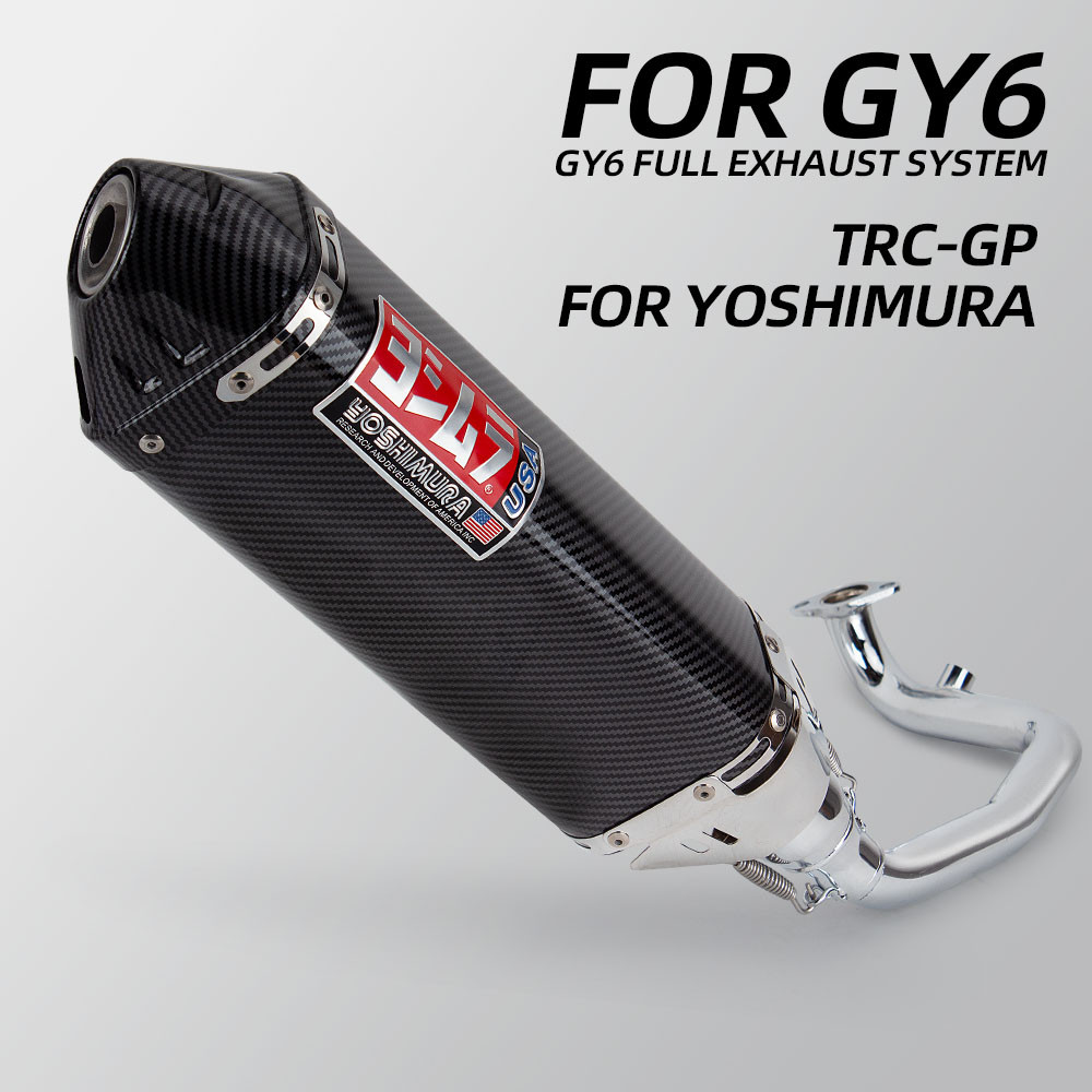 For Yamaha Zuma GY6 125CC 150CC 200CC Full System Motorcycle Exhaust ...