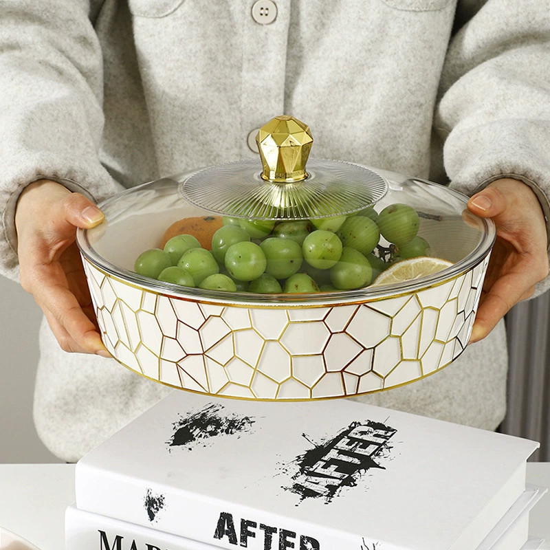 Transparent Buffet Food Tray with Cover Buffet Tray Set Dulang Hidangan ...