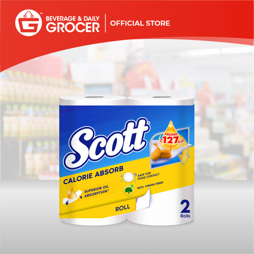 Scott Kitchen Towel Calorie Absorb 3X2X55S (3 Packs) | Shopee Malaysia