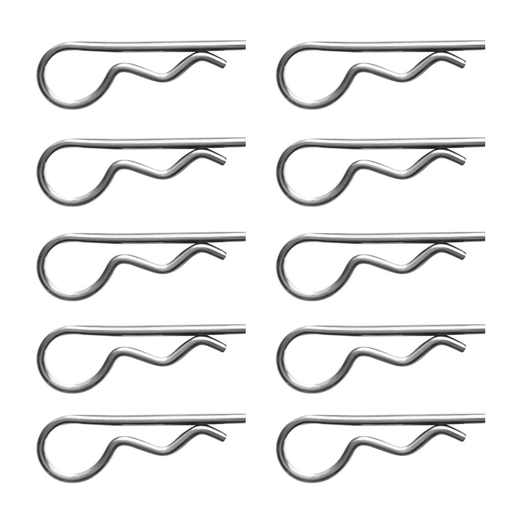 [hufgym] Marine Stainless Steel R Retaining Clip Spring Cotter Pin ...