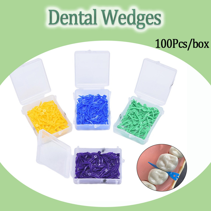 4 Sizes Dental Plastic Wedges Interdental Tooth Gap Wedge Disposable ...