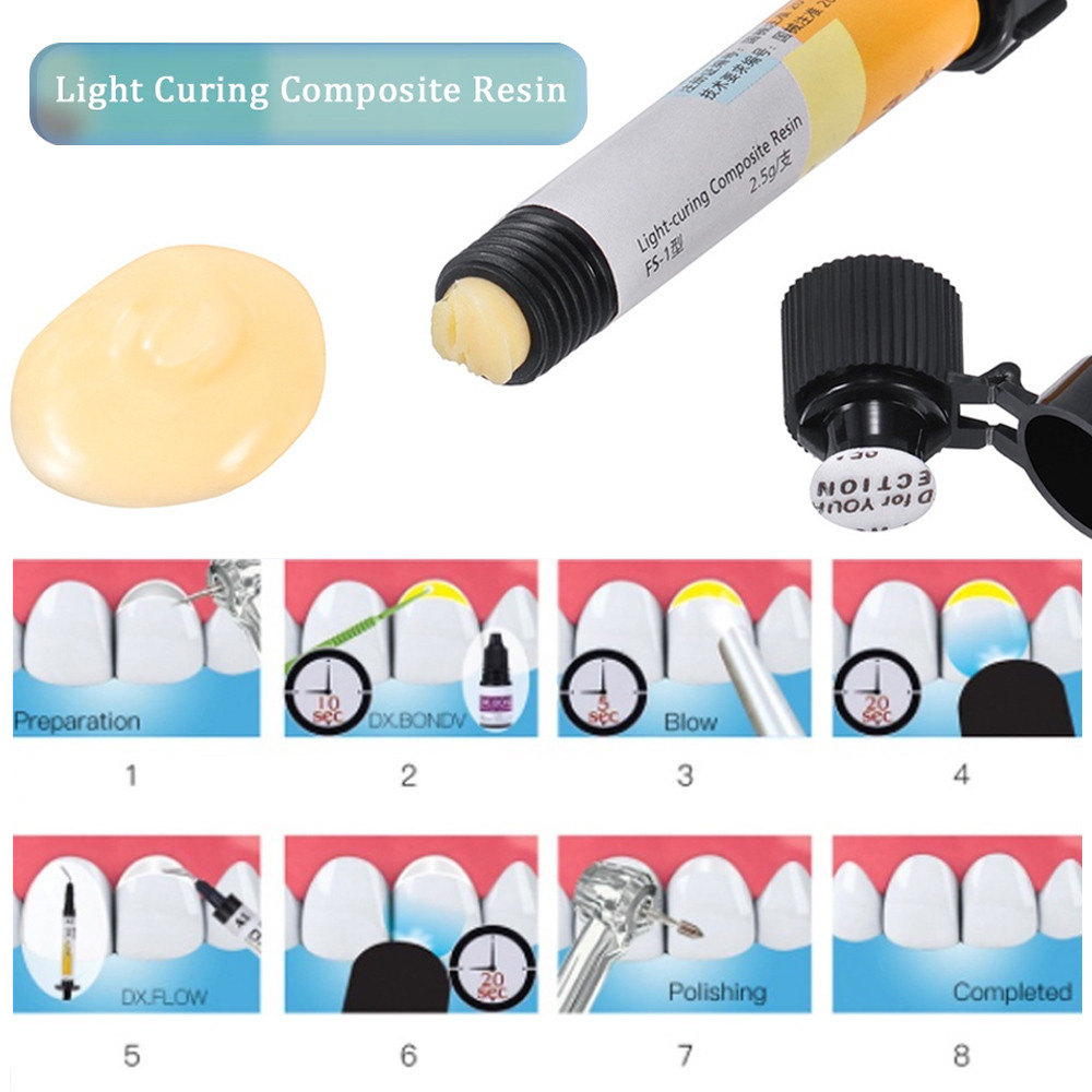 A1/A2/A3 Second Medical Light Curing Composite Resin Universal Dental ...