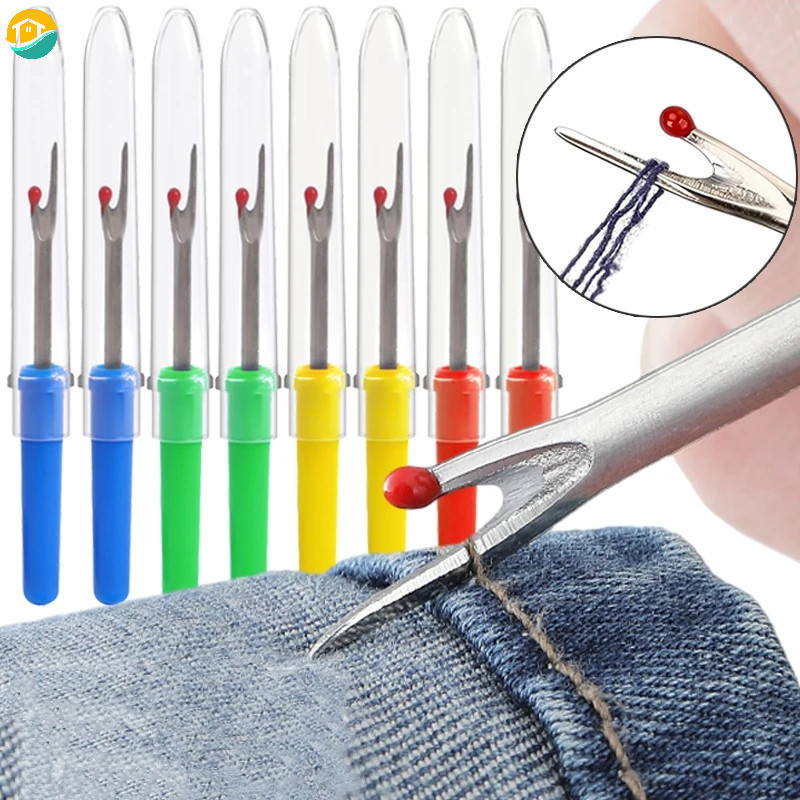 4Pcs Portable Sewing Thread Remover Seam Ripper Stitch Unpicker Sewing ...