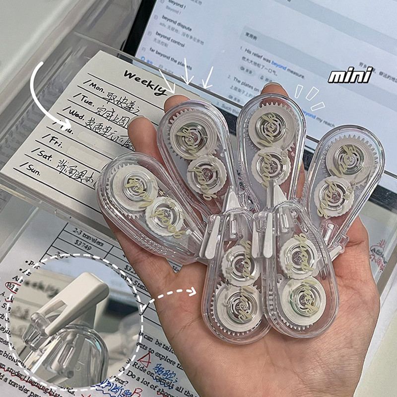 8Pcs Simple Transparent Mini Correction Tape Set 32M Large Capacity ...