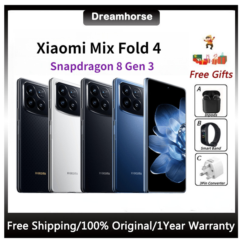 Xiaomi Mix Fold 4 Snapdragon 8 Gen 3 / 7.98 inches 5100 mAh 67W wired AMOLED Dolby 120Hz HyperOS ...