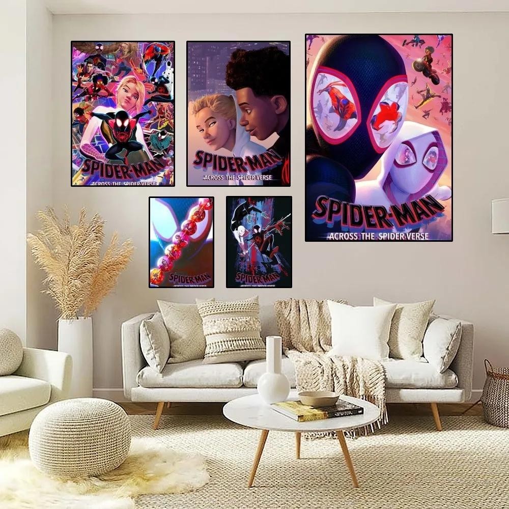 Poster Spider-Man: Merentasi Spider-Verse - Cetakan Seni Dekorasi Bilik ...