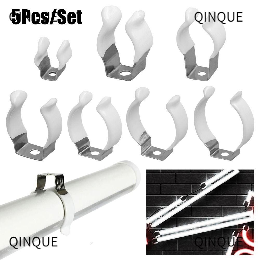 QQIN 5Pcs Spring Terry Clip, Clamp Holders With Rubber Protection Lamp ...