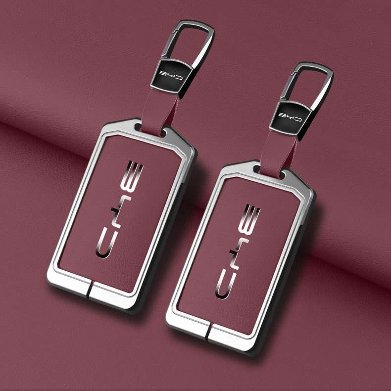 For BYD ATTO 3/Dolphin/Sea/BYD NFC Smart Card Zinc Alloy Leather Car ...