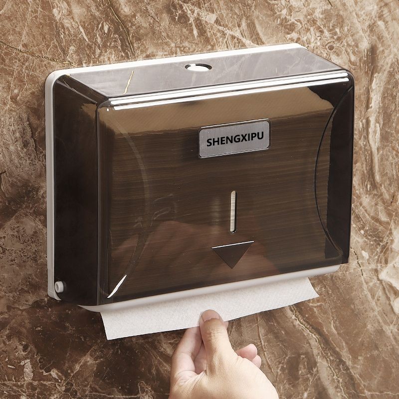 Tissue Box Wall-Mounted Bathroom Household Hotel Tissue Box Commercial ...