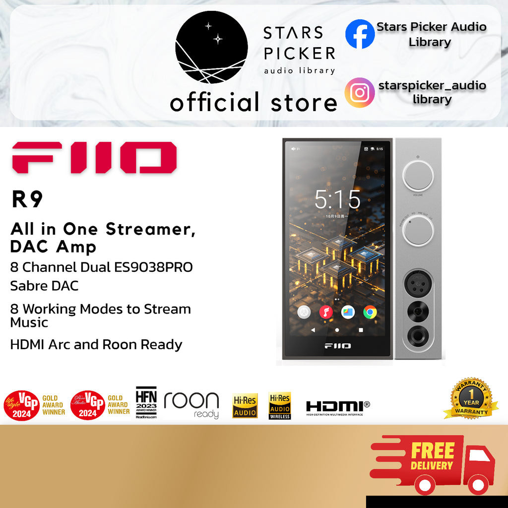 [PM best price] Fiio R9 | Desktop Streamer, DAC and Amplifier | Shopee ...