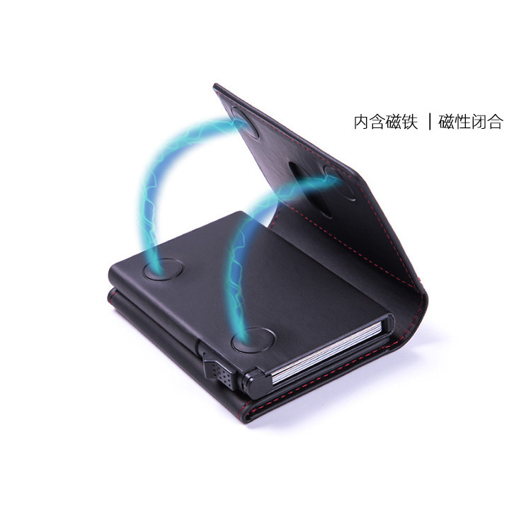 Sesuai untuk iPhone 16 Pro Max pemegang kad magnetik RFID anti-kecurian ...