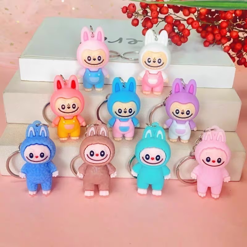 Labubu Little Sheep Keychain Bag Keychain Pendant Toy Pendant | Shopee ...