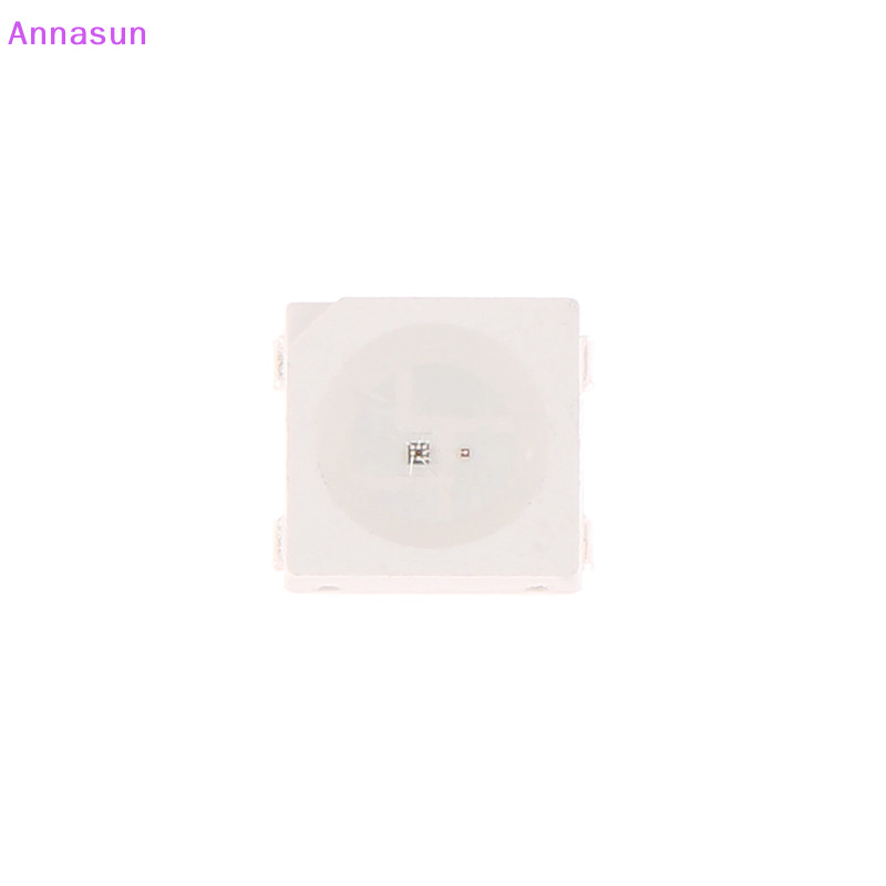 Annasun 100PCS WS2812B RGB LED Chip 5050SMD White PCB WS2812 ...