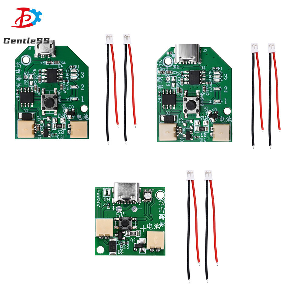 Micro USB/Type-C Rechargeable Small Fan Circuit Board Control Board ...