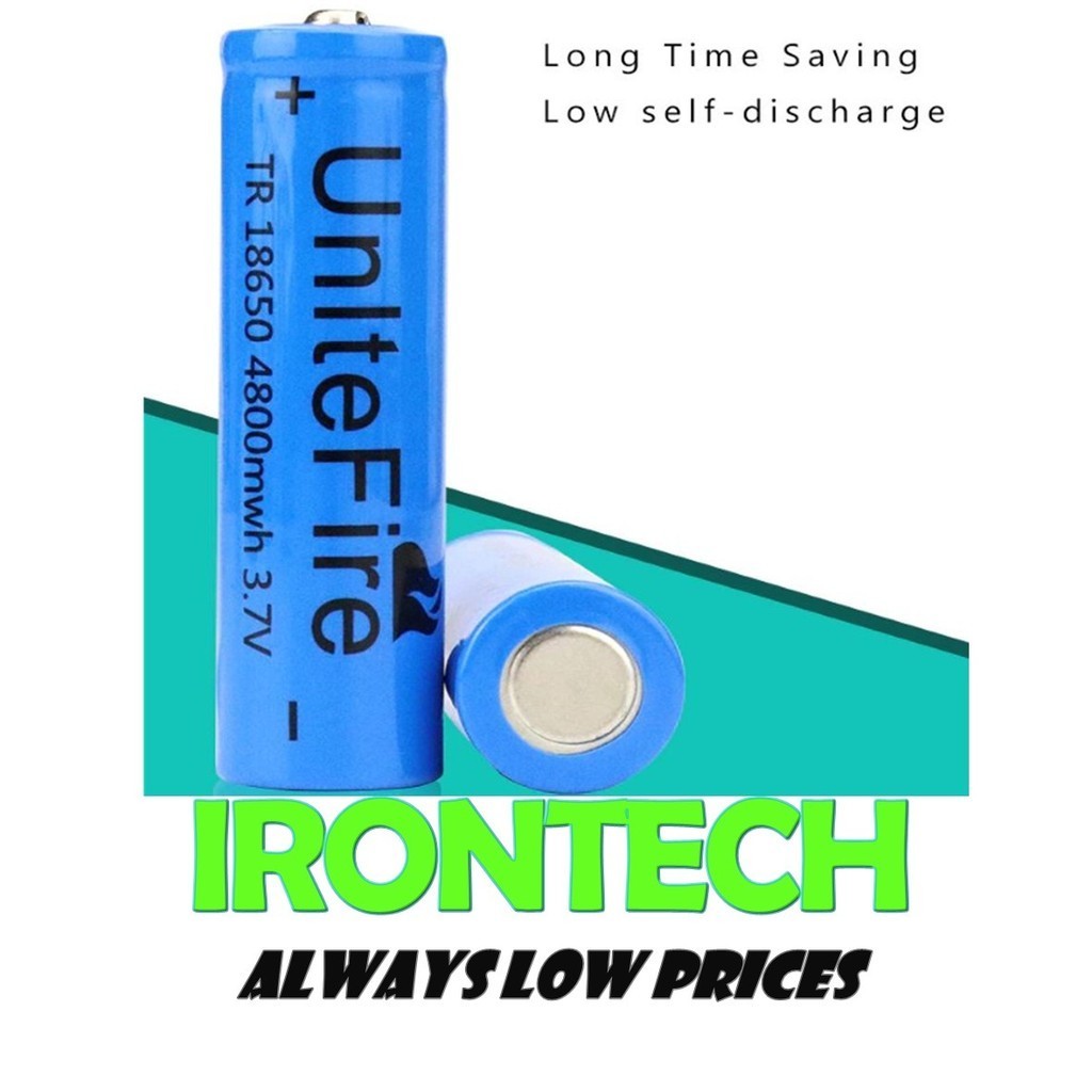 UNLTEFIRE NCR18650B 3.7v 4.2v 4800 mwh 9800mwh 12580 mwh 18650 Lithium ...