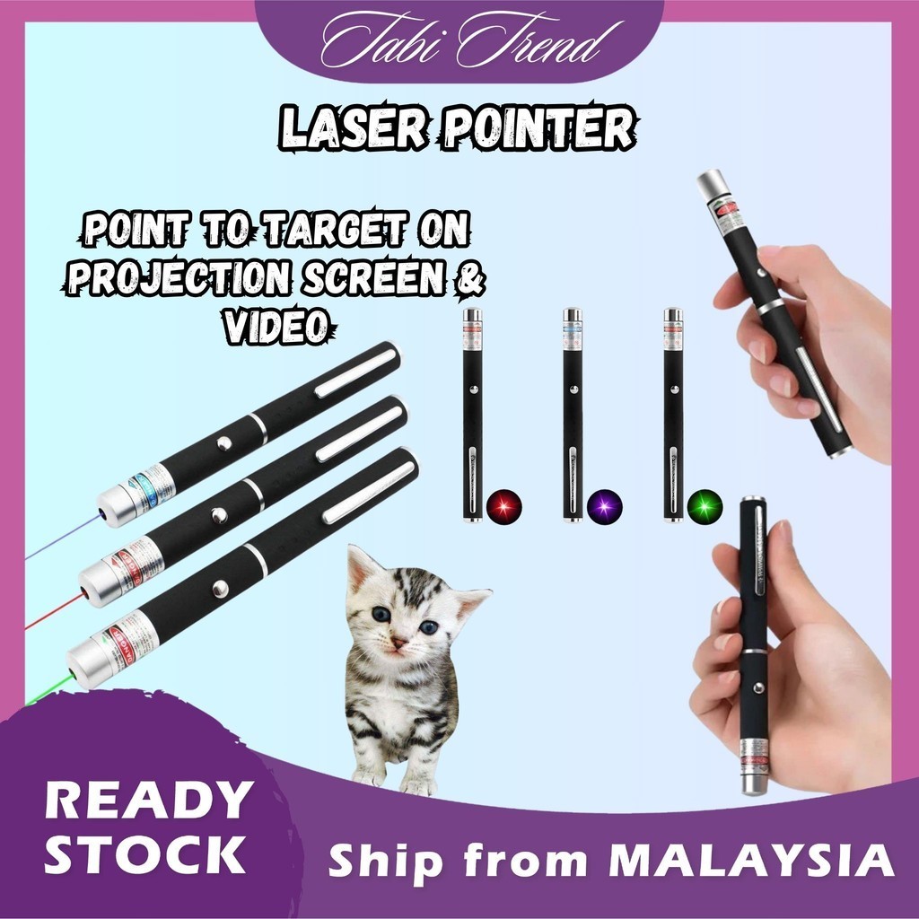 Focus Lazer pen Long Range Cat catcher light Laser Pointer Sight burn beam high power 5mW ...
