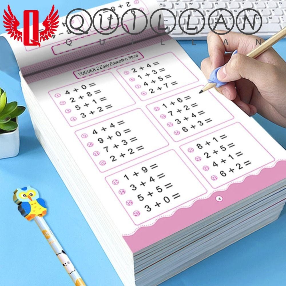 QUILLAN Arithmetic Exercise Books Primary School 80 Pages/Book Quick ...