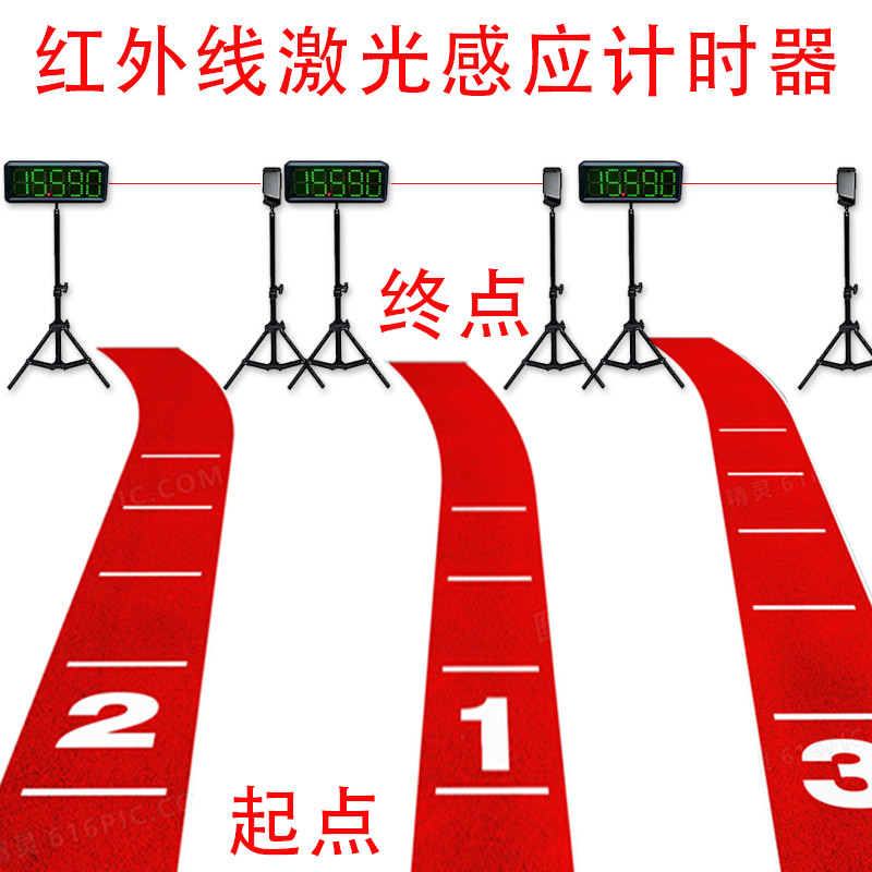 Infrared Laser Induction Timer Track and Field Basketball Football ...