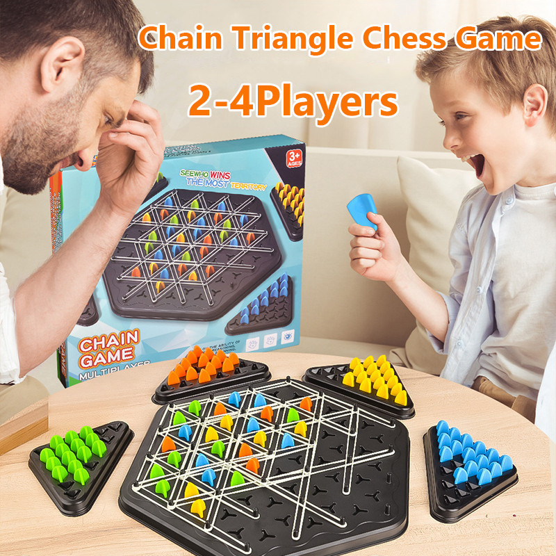 Puzzle Geometry Triangle Chess Chain Board Games Multiplayer Child ...