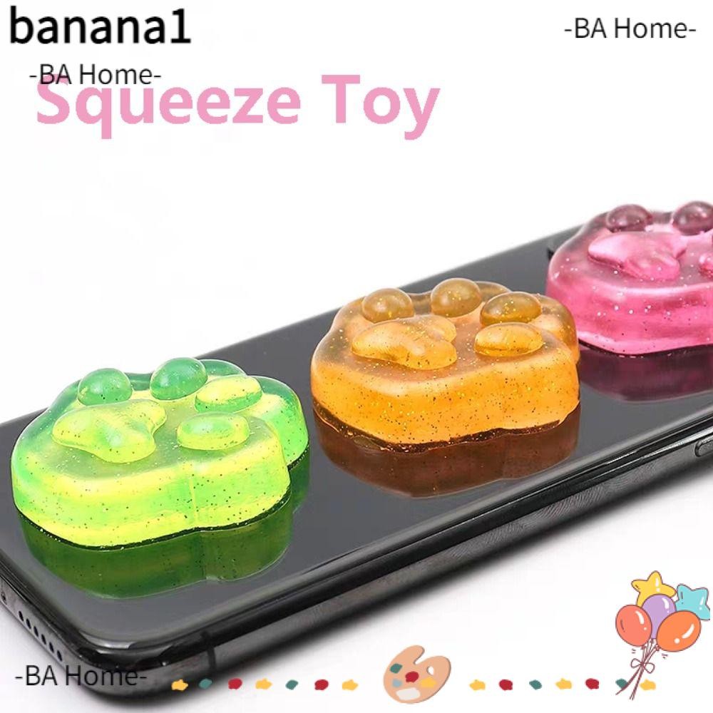 BA Squeeze Toy, Ice Block Transparent Cube Fidget Toy, Kawaii Cat Mini ...