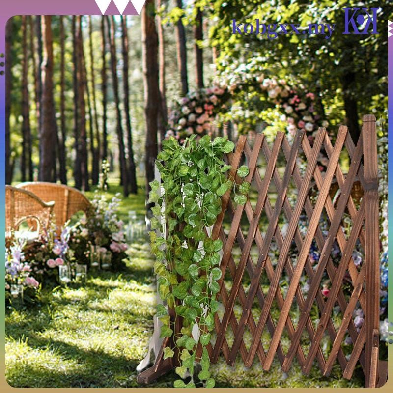 [Local delivery] Expandable Wood Fence Extendable Trellis Fence Photo ...