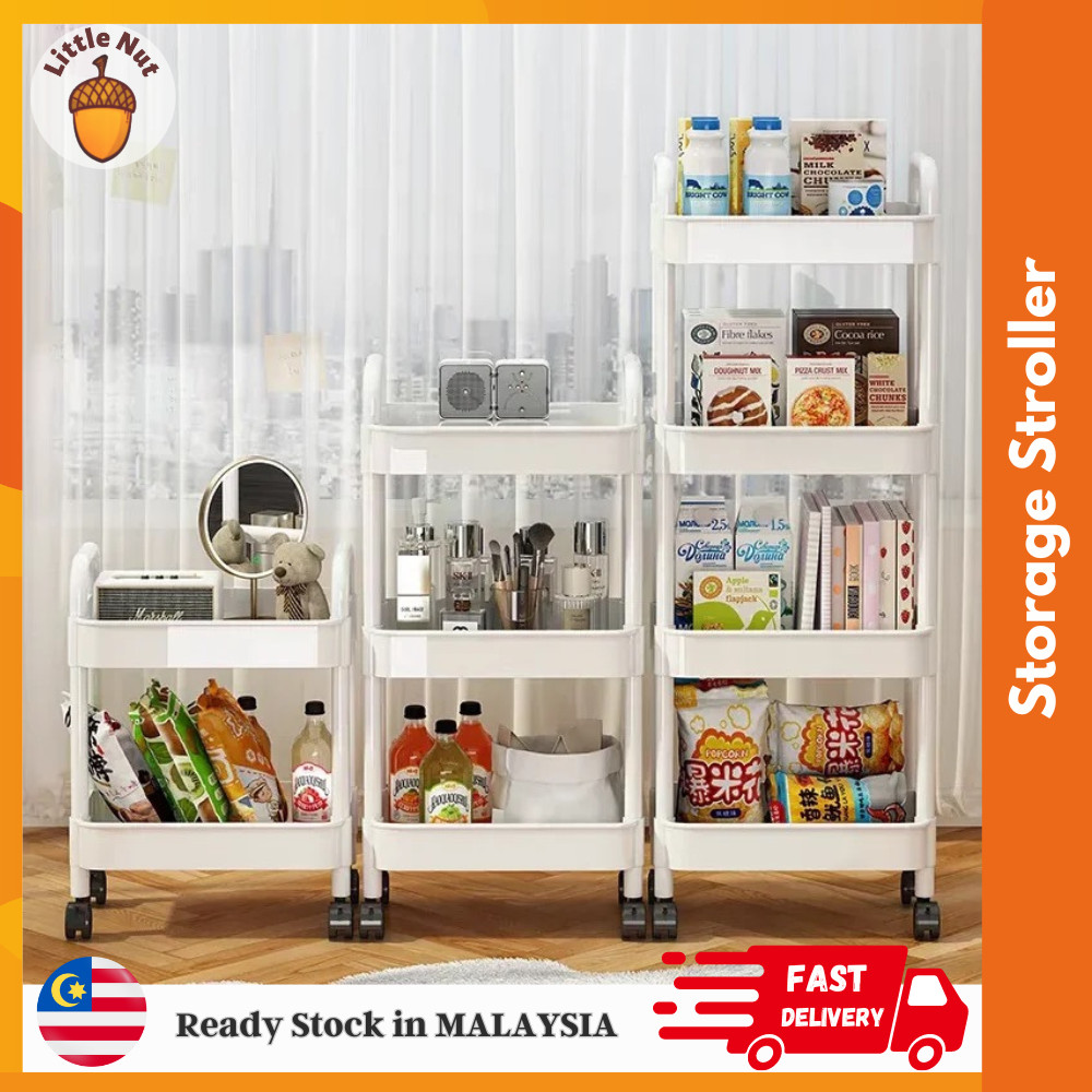 Little Nut Storage Trolley Living Room Kitchen Trolley Storage Rack ...