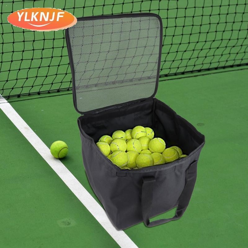 【Fast Delivered】 Tennis Ball Tote Black Large Ball Capacity Tennis Ball ...