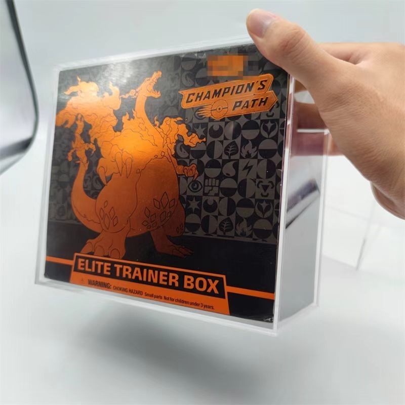 Pokemon Display Acrylic Selling Top ETB Elite Trainer Box With UV ...