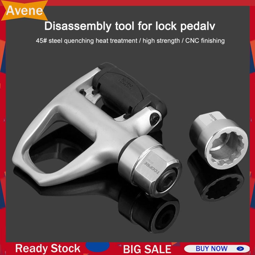 MTB Road Bike Pedal Axle Spindle Removal Installation Tool Lock Bolt ...