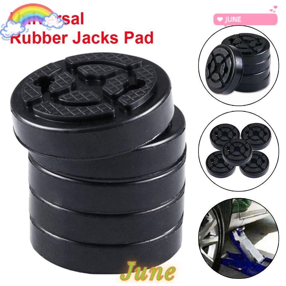 JUNE1 Rubber Jacks Pad Professional Universal Round/Square For ...